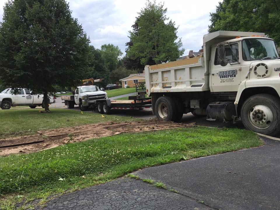 trucks with grass protectors – Morris Concrete